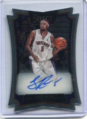 2016-17 Select - JALEN ROSE - Die Cut Autograph - TORONTO RAPTORS #d/99 ...