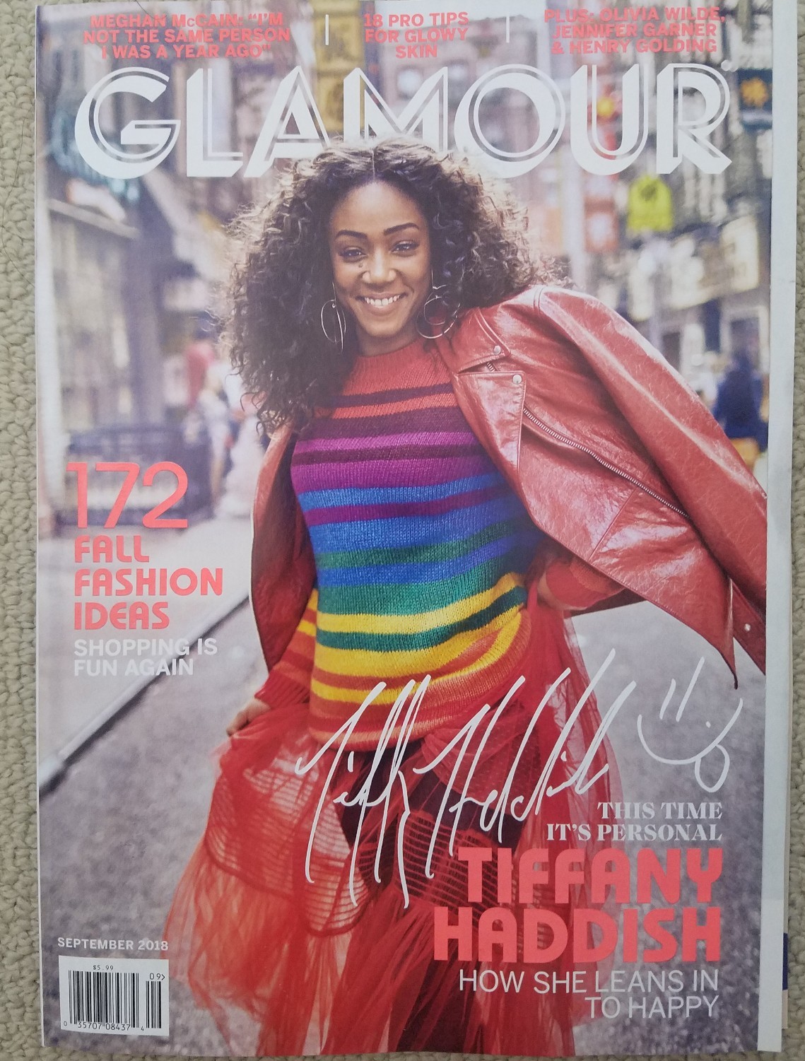 Tiffany Haddish, Henry Golding, Taylor John Smith Glamour Magazine Sep ...