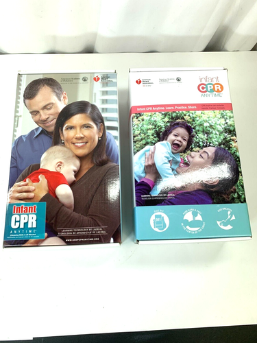 Infant CPR Manikin, Anytime Training Kit American Heart 2 box bundle | eBay