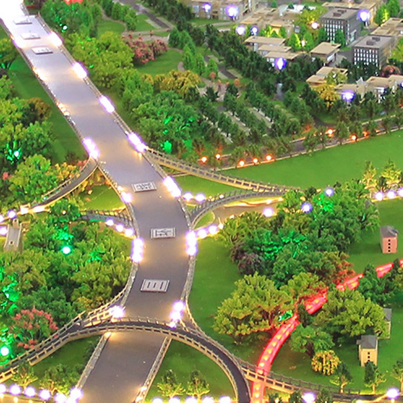 Plastic Model Trees Train Railroad Wargame Park Scenery HO Scale Scene ...