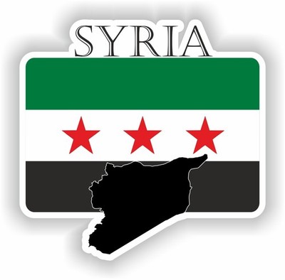 Syria Country Project Flag Sticker / Vinyl Waterproof Graphics | eBay