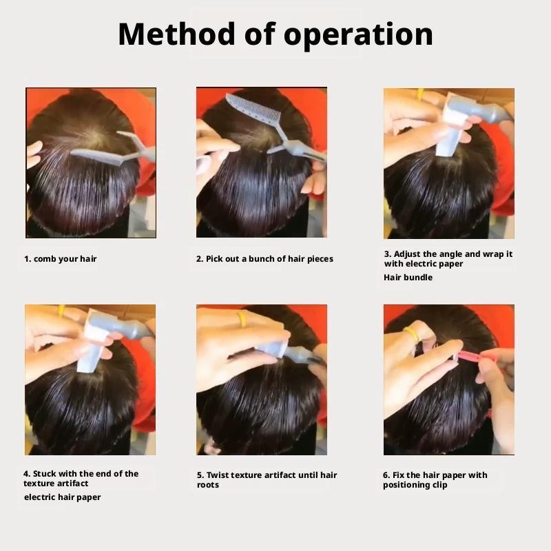 Barber ShopHair Perm CombHair Styling Perm Hair Positioning Perming ...