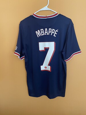 MBAPPE No. 7, soccer jersey, Dark Blue, Accor Live Limitless | eBay