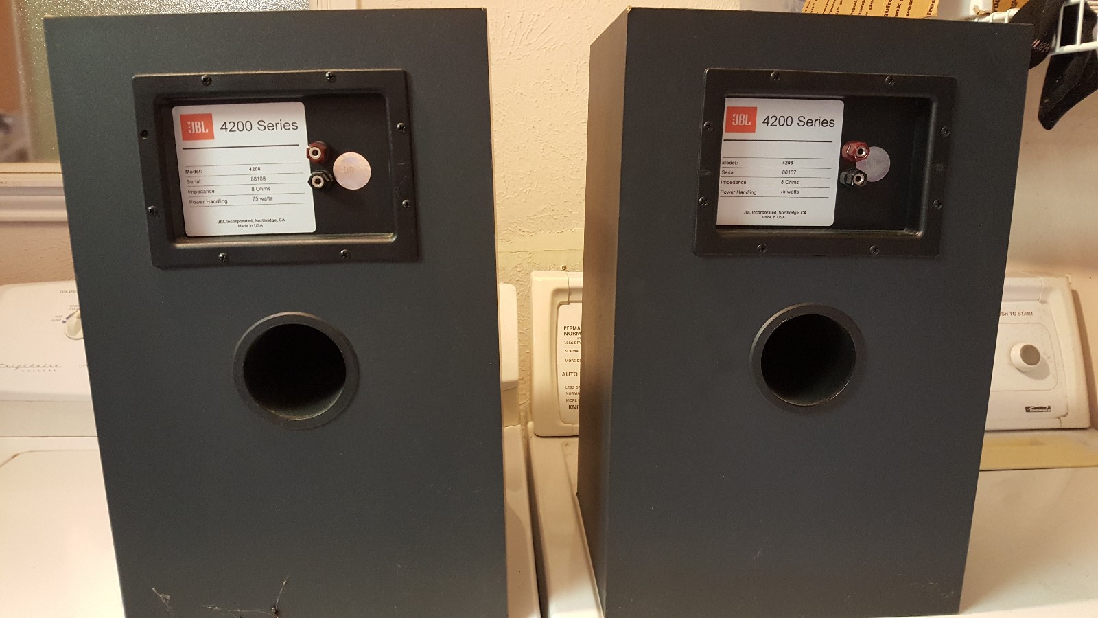 JBL Pair Monitor 4208 Speakers | eBay