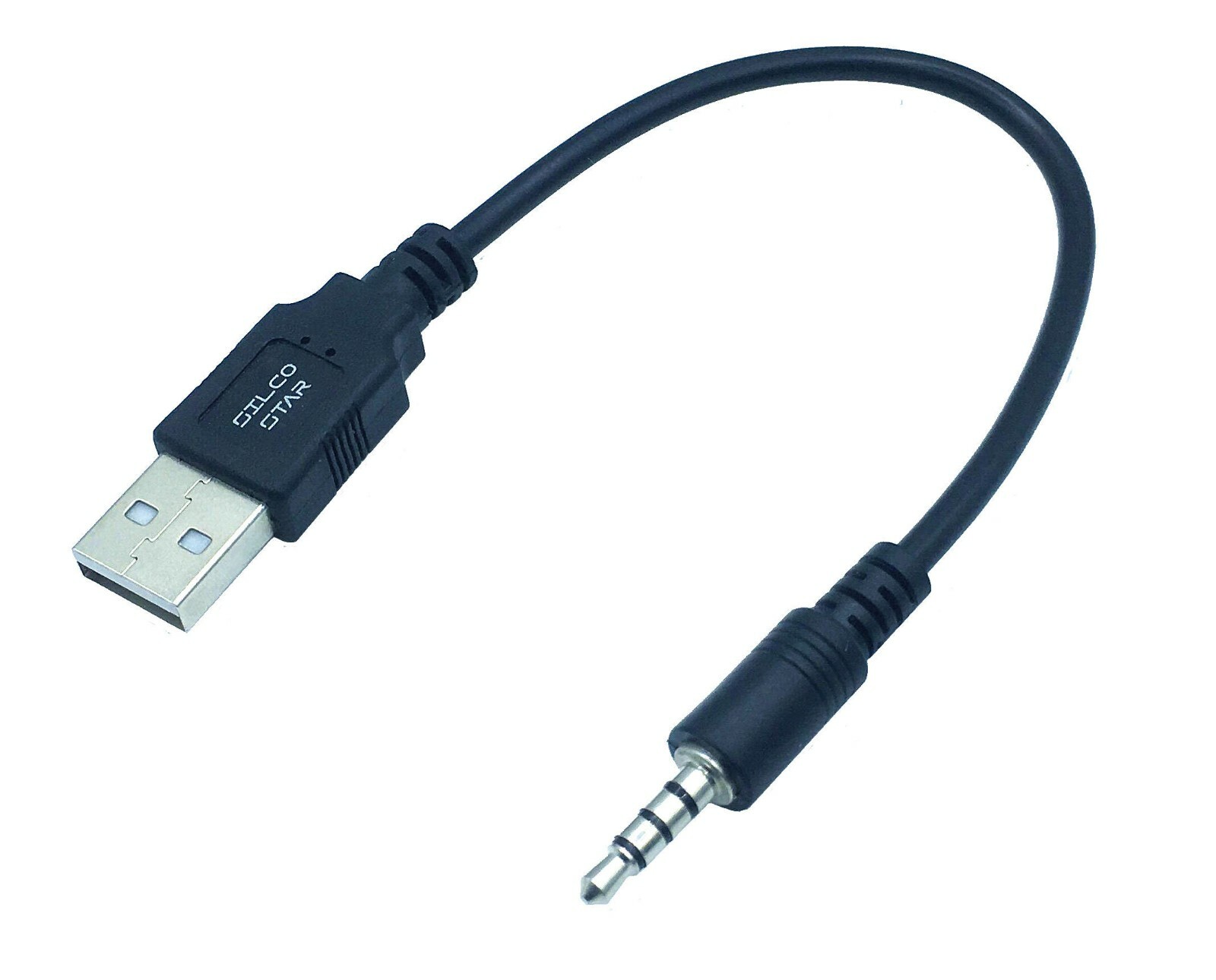 USB 2.0 Male to 3.5mm AUX Audio Plug Male Jack Cable For Earphone male ...