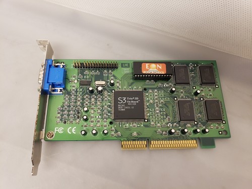 Vintage Retro S3 Trio 3D AGP NDA3BB DA113-6131-1298 Video Card VGA ...