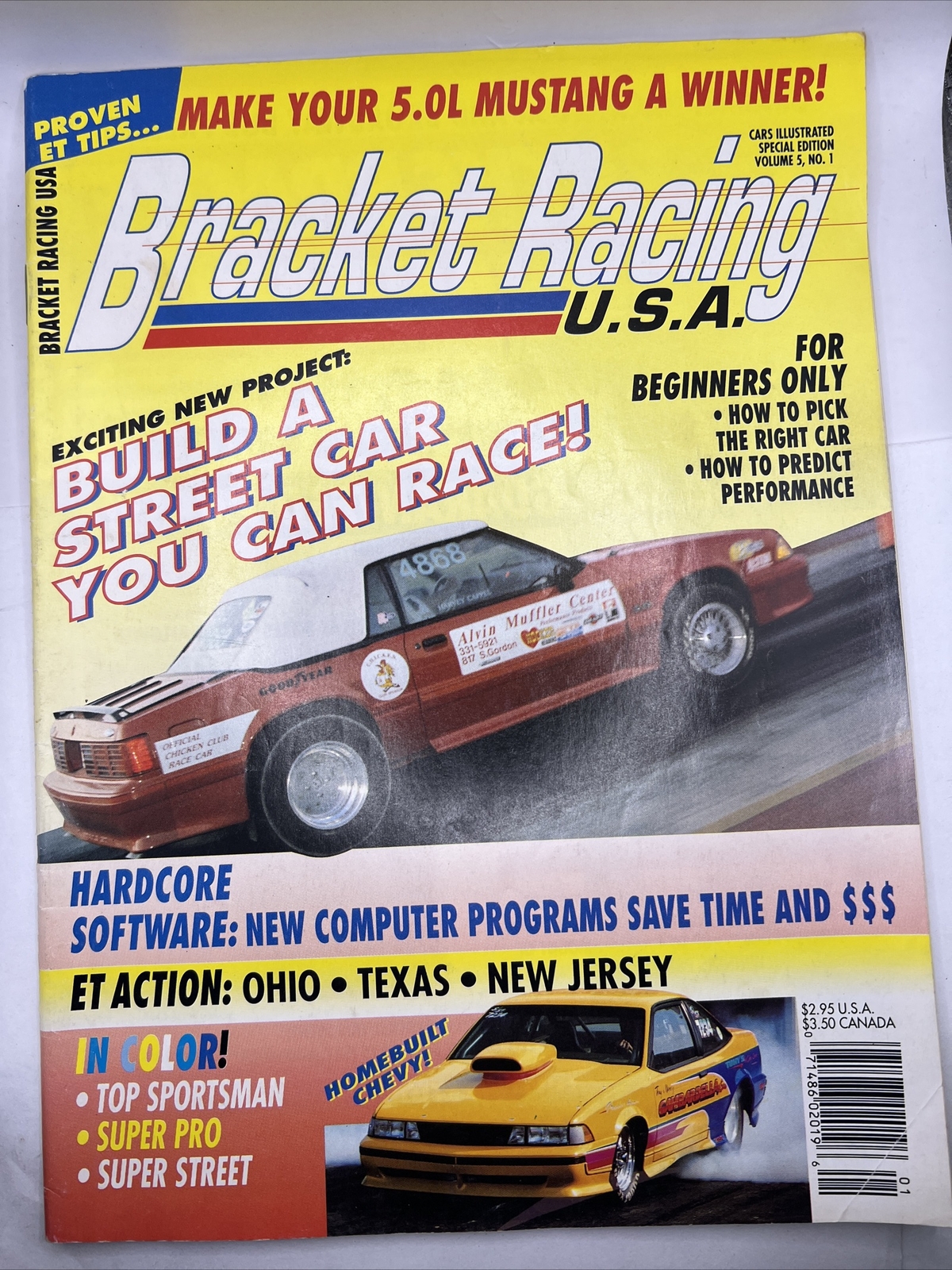 Bracket Racing USA Magazine Volume 5,NO 1 1991 Back Issue | eBay
