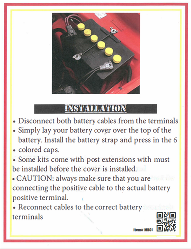 1966-1974 Chrysler models Group 27 Battery Topper with Red Caps. | eBay