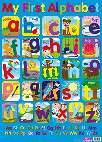 Extra Large Laminated ABC Alphabet Wall Chart | eBay