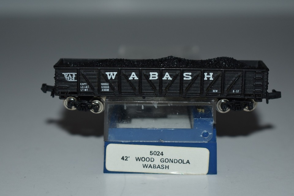 N Scale Bachmann 5024 Wabash 42' Gondola with Load 7225 C6925 | eBay