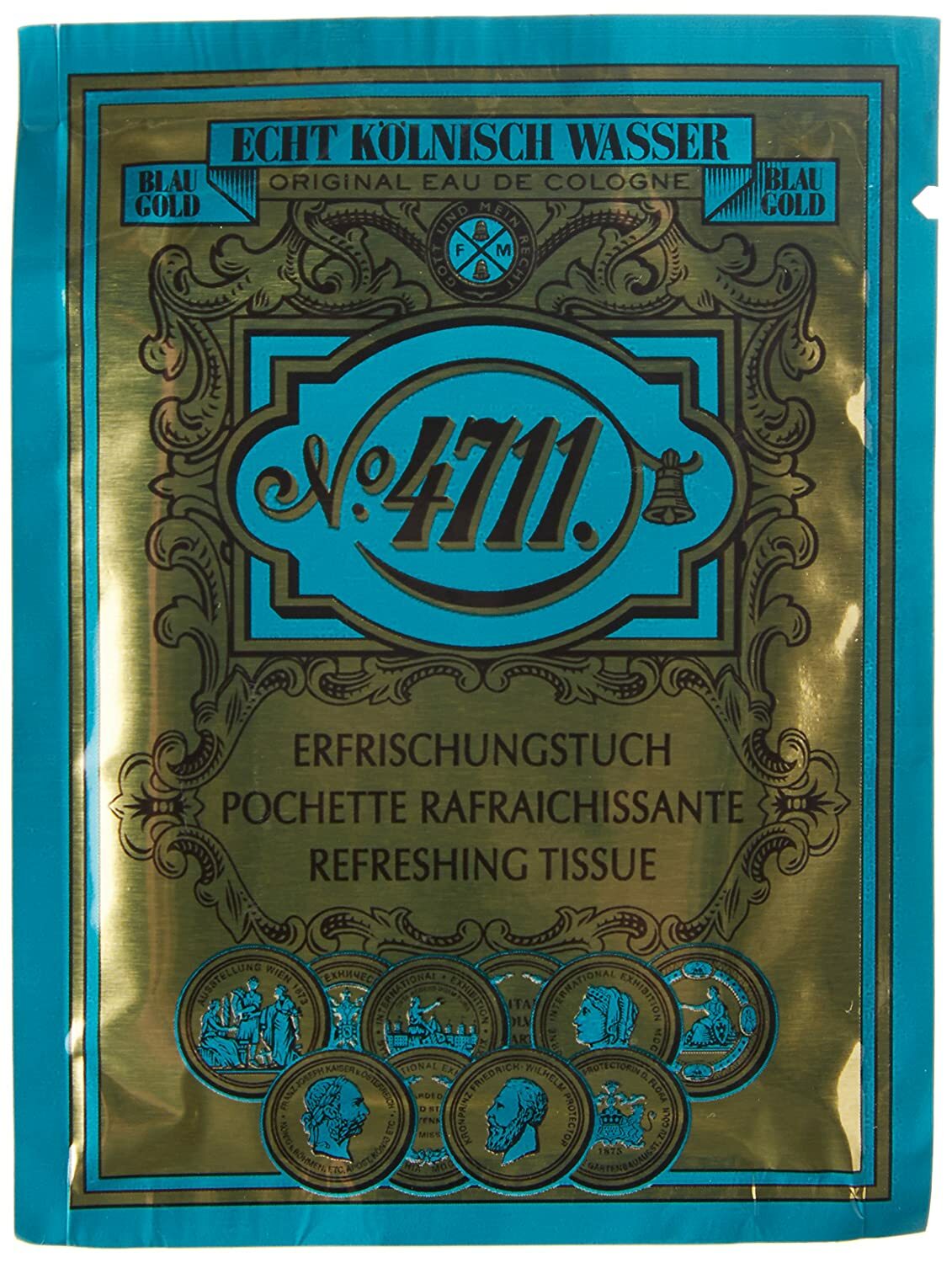 4711 ORIGINAL Eau De Cologne Refreshing Tissues 10 pcs NEW IN BOX | eBay