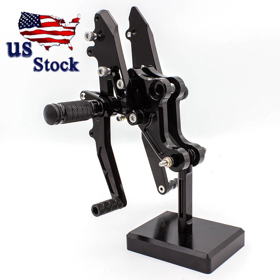 CNC Black For Honda MSX125 Grom 2016-2025 2022 Rear Set Footrest Foot ...