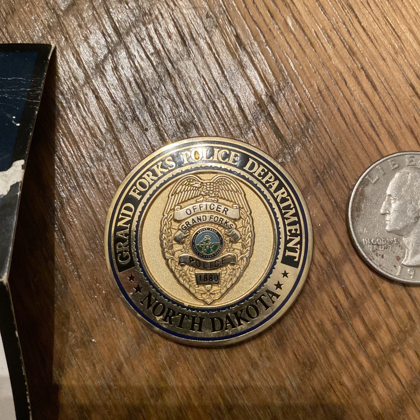 symbol arts North Dakota coin grand forks police department 1880 | eBay