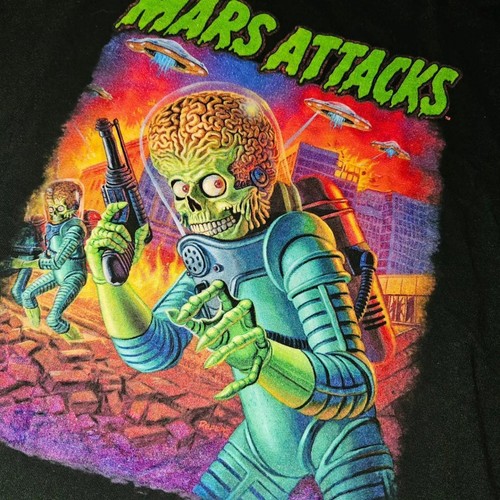 Mars Attacks Movie Black Short Sleeve Cotton T-shirt Unisex S-5XL VN1481 | eBay