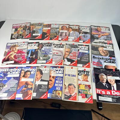 800+ HUGE Lot Broadcasting & Cable Magazines Vintage TV Radio History ...