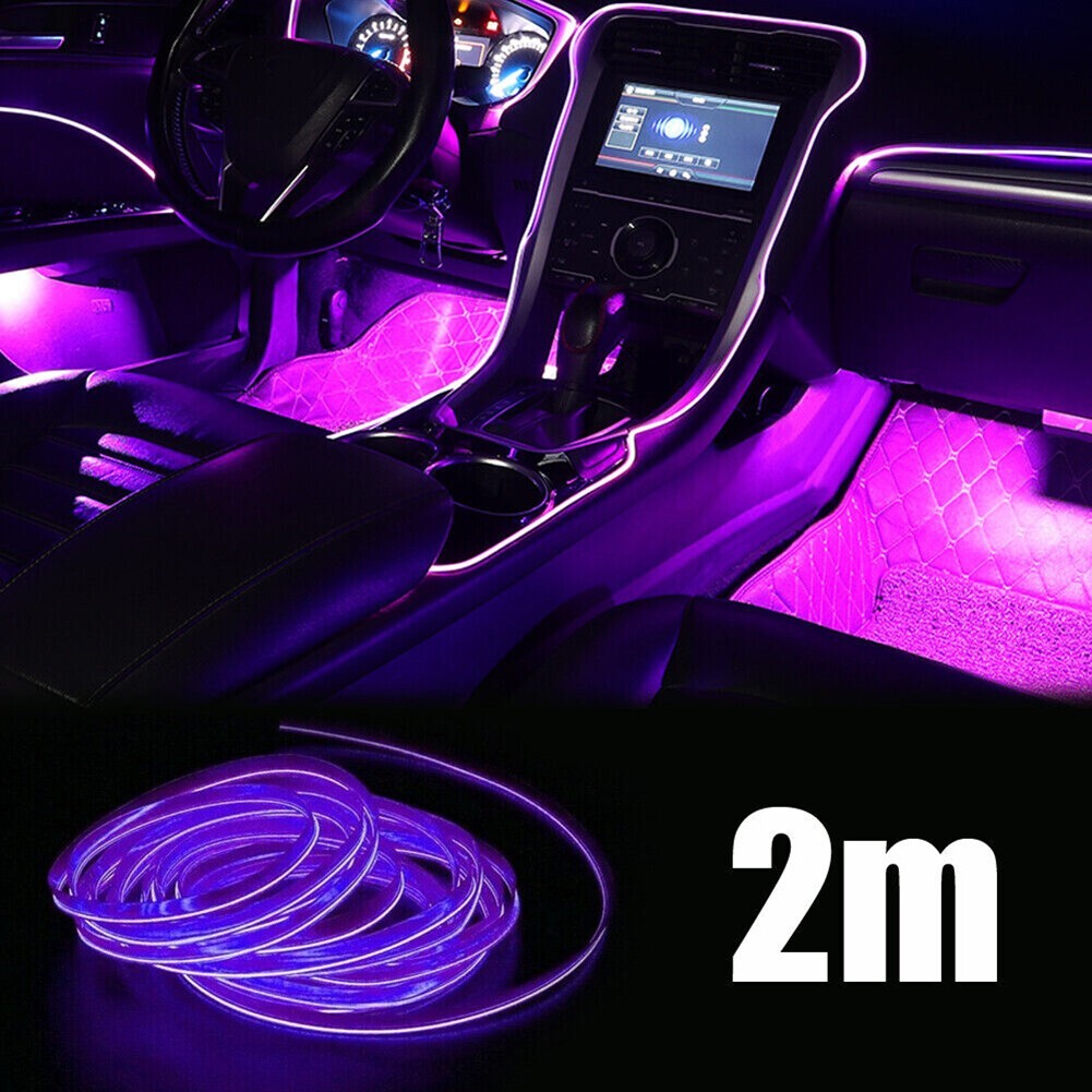 Create an Alluring Aura with a 2M Purple LED Light Strip Fits All 12V ...