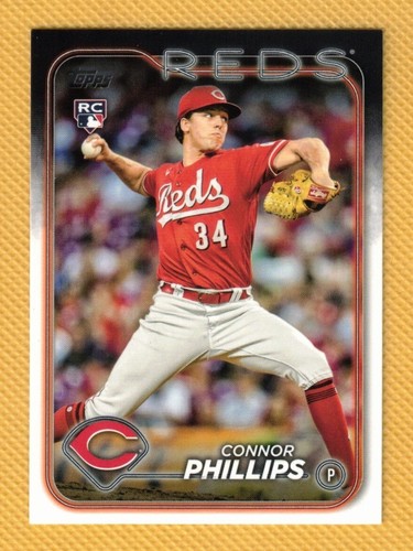 CONNOR PHILLIPS RC 2024 Topps Flagship Rookie MLB Baseball Card #670 | eBay