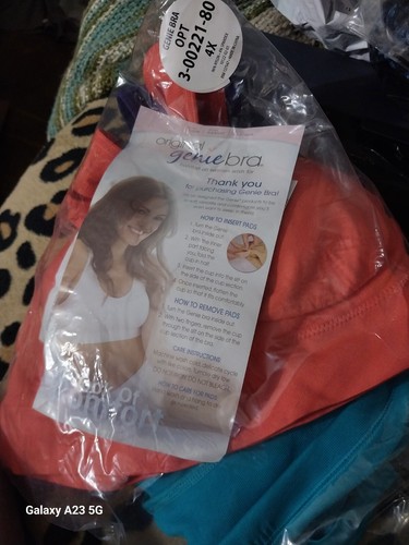 Ladies Size 4x (3) Pc Genie Bras With Removable Pads | eBay