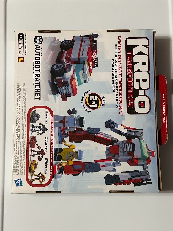 KRE-O Transformers Autobot Ratchet Construction Set (30662) new in Box ...