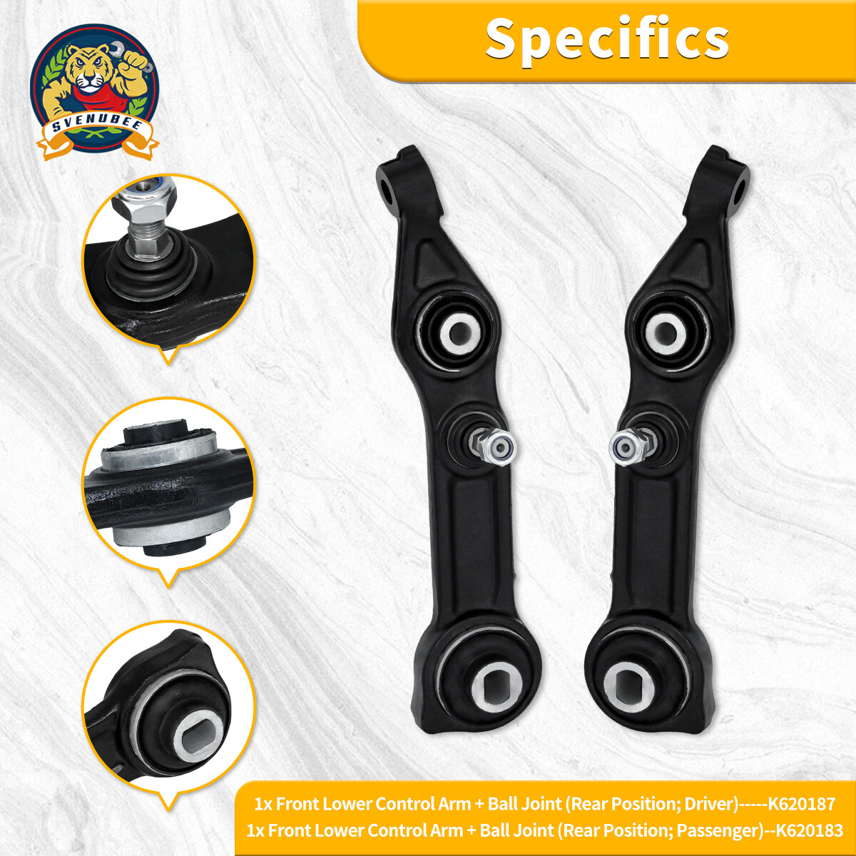 For 2005-2009 Mercedes E320 E350 CLS500 Front Lower Control Arms w ...