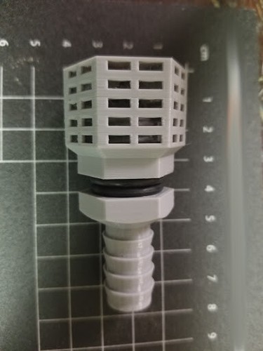 1/2" barbed bulkhead fitting w/ Filter/Strainer for Hydropnics system ...