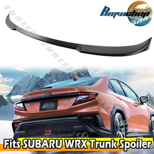 22-25 Paint Black Fits Subaru WRX 5th VB Sedan DTO Type Rear Trunk ...