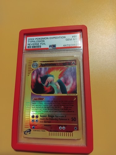 Pokemon *Pop 35* TYPHLOSION Rev Holo 2002 Expedition PSA 10 | eBay ...