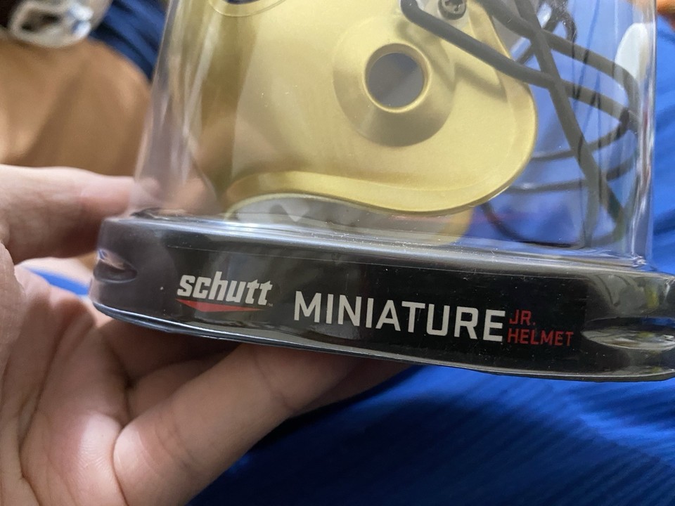 Bobby Ross Signed Mini Junior Helmet Georgia Tech 1990 GT National ...