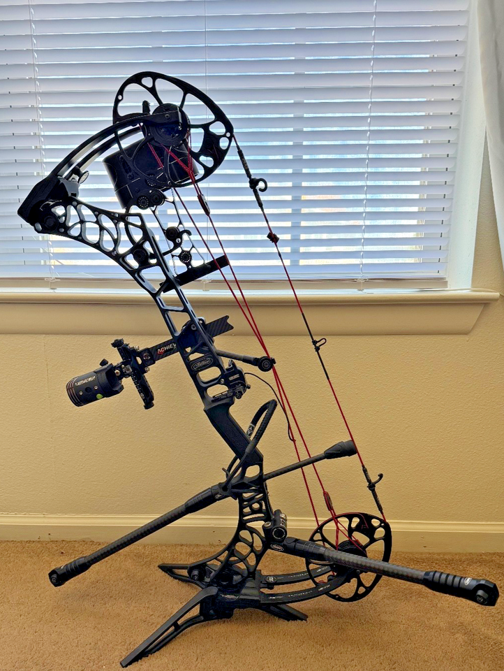 Mathews V3 27” Compound Bow complete build as pictured in Black w/red ...