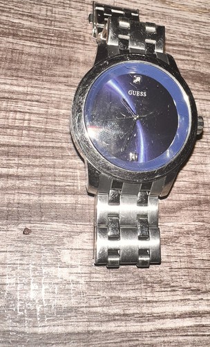 Guess Classic Chronograph Blue Dial Men's Watch W0668G7 | eBay