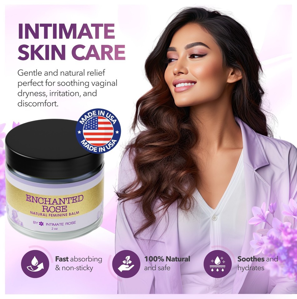 Enchanted Rose Vaginal Balm by Intimate Rose. Organic Feminine Balm ...