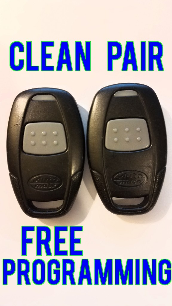 CLEAN LOT PAIR OF 2 AUTOMATE REMOTE START FOB 1 BT TRANSMITTER ...
