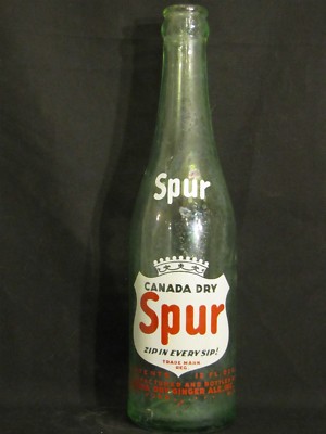 Spur (Canada Dry) ACL Soda Bottle 120z. 1940 New York, N.Y. | eBay