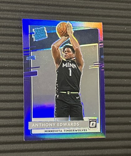 ANTHONY EDWARDS RC Optic Purple Prizm Minnesota Timberwolves | eBay