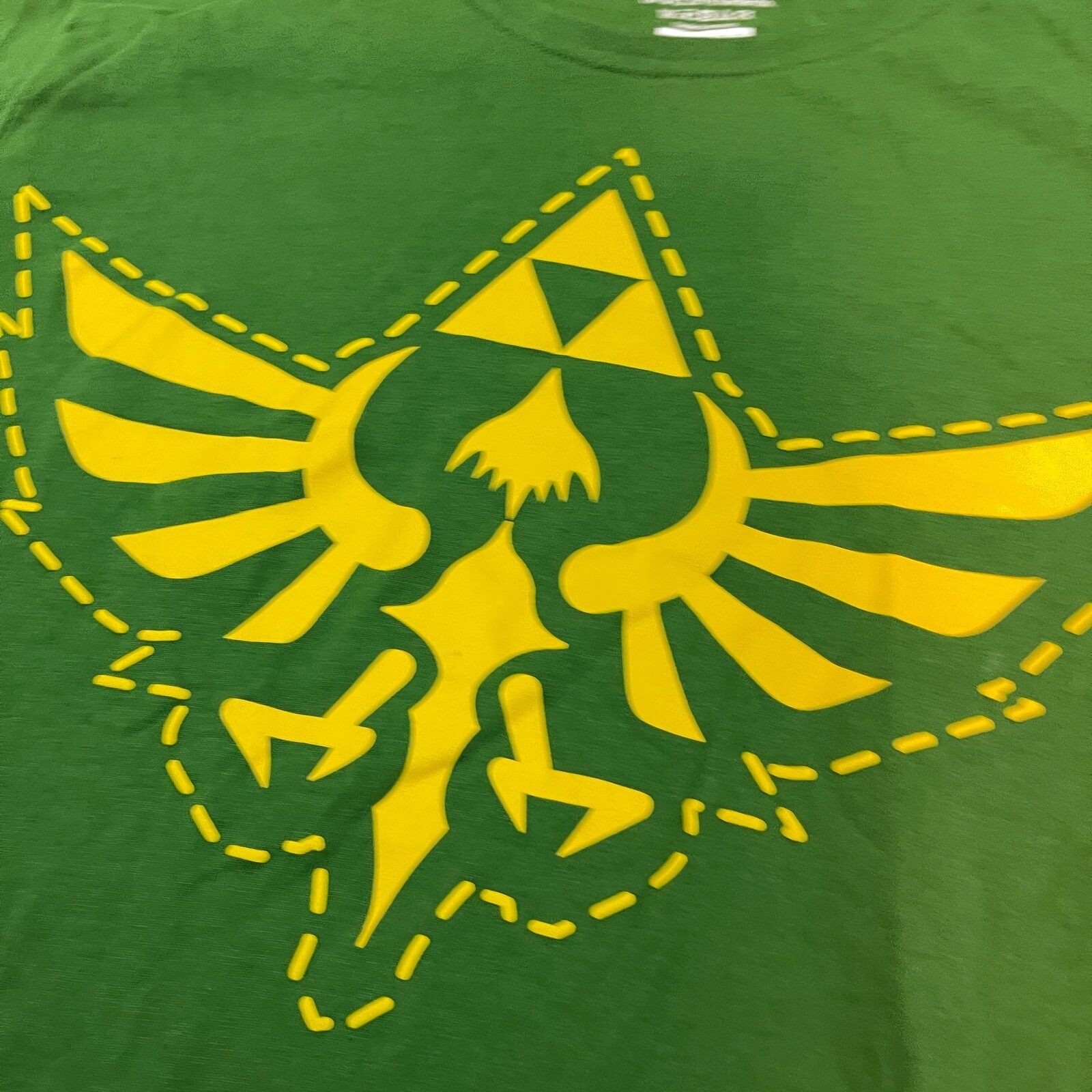 The Legend Of Zelda Crest Logo Green Short Sleeve Cre… - Gem
