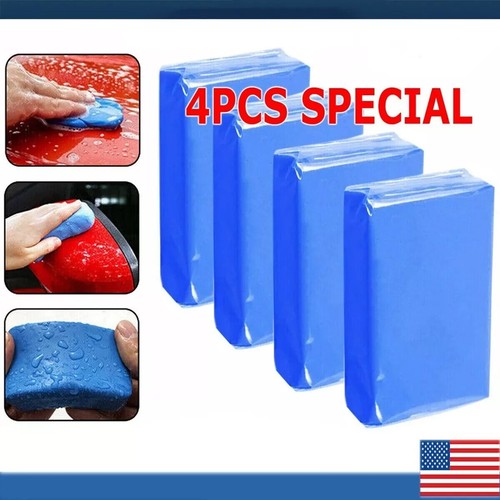 4Pack Clay Bar Detailing Auto Car Clean Wash Cleaner Sludge Mud Remove ...