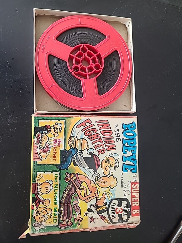 Popeye in The Indian Fighter, The Butcher, And The Nurse Maid- Super 8 ...