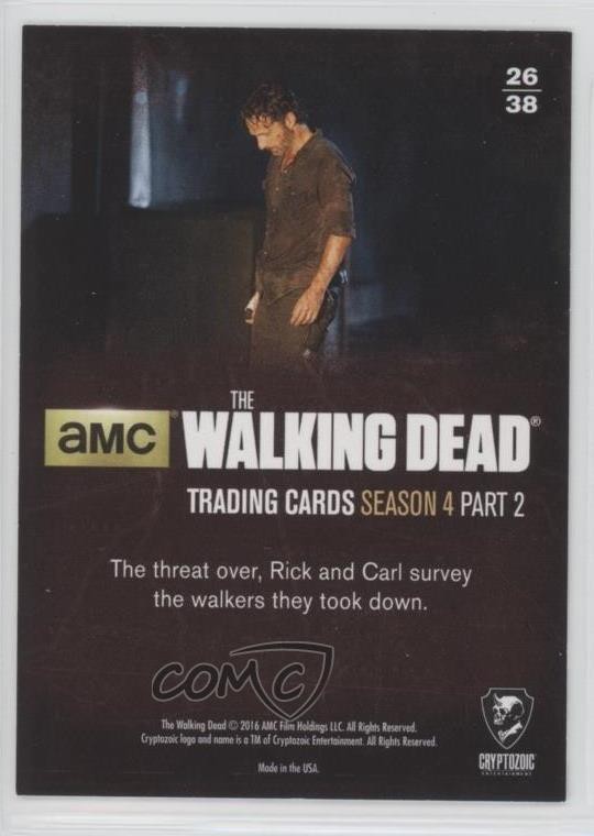 2016 Cryptozoic The Walking Dead Season 4 Part 2 Relief #26 6px | eBay