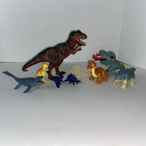 Jurassic Park World Dinosaur Figure Toy Lot T Rex Baby Long Neck ...