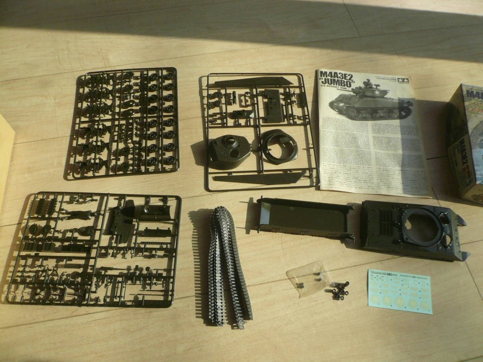 With R Dragon Tamiya 1/35 3 Boxes Wwii Us Army M4A3E2 Medium Tank Jumbo ...