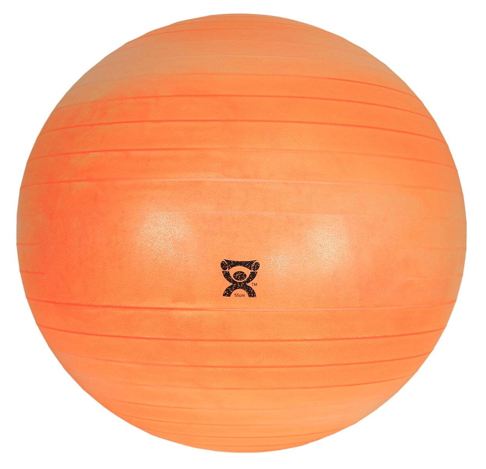 ABS Inflatable Exercise Ball 21.7 Inch Extra Thick 45-pound Fitness ...