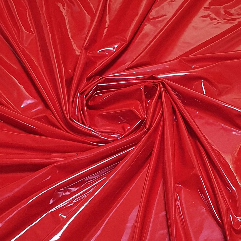 SHINY 4-WAY STRETCH SPANDEX PVC VINYL PLEATHER FABRIC GOTHIC FETISH ...