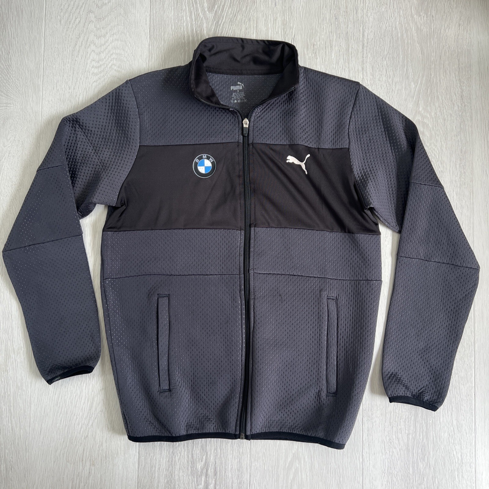 PUMA BMW Motorsport Mens Grey Soft Shell Jacket Size … - Gem