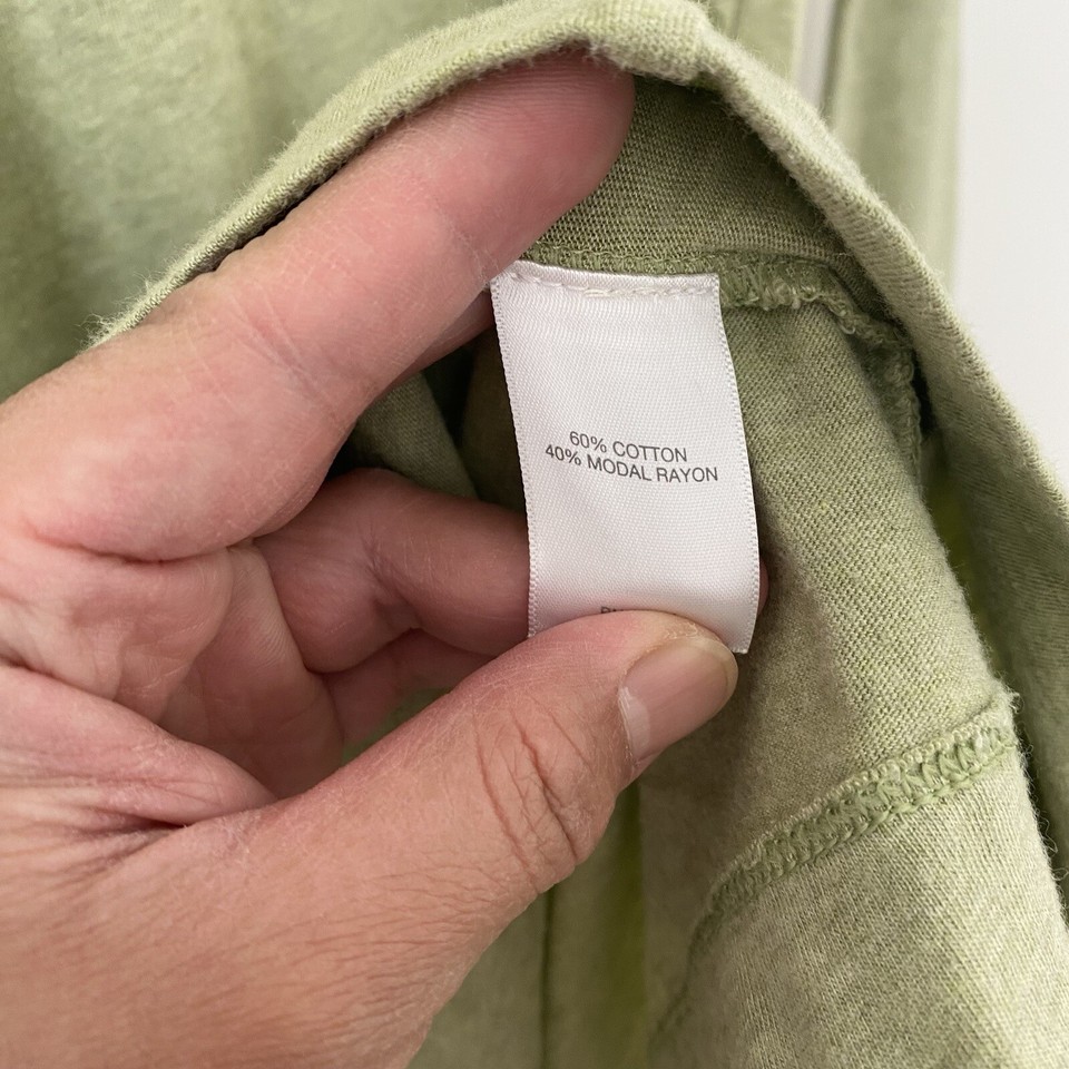 Pure Jill by J. Jill Cowl Neck Seamed Tunic Womens Size Small Green ...