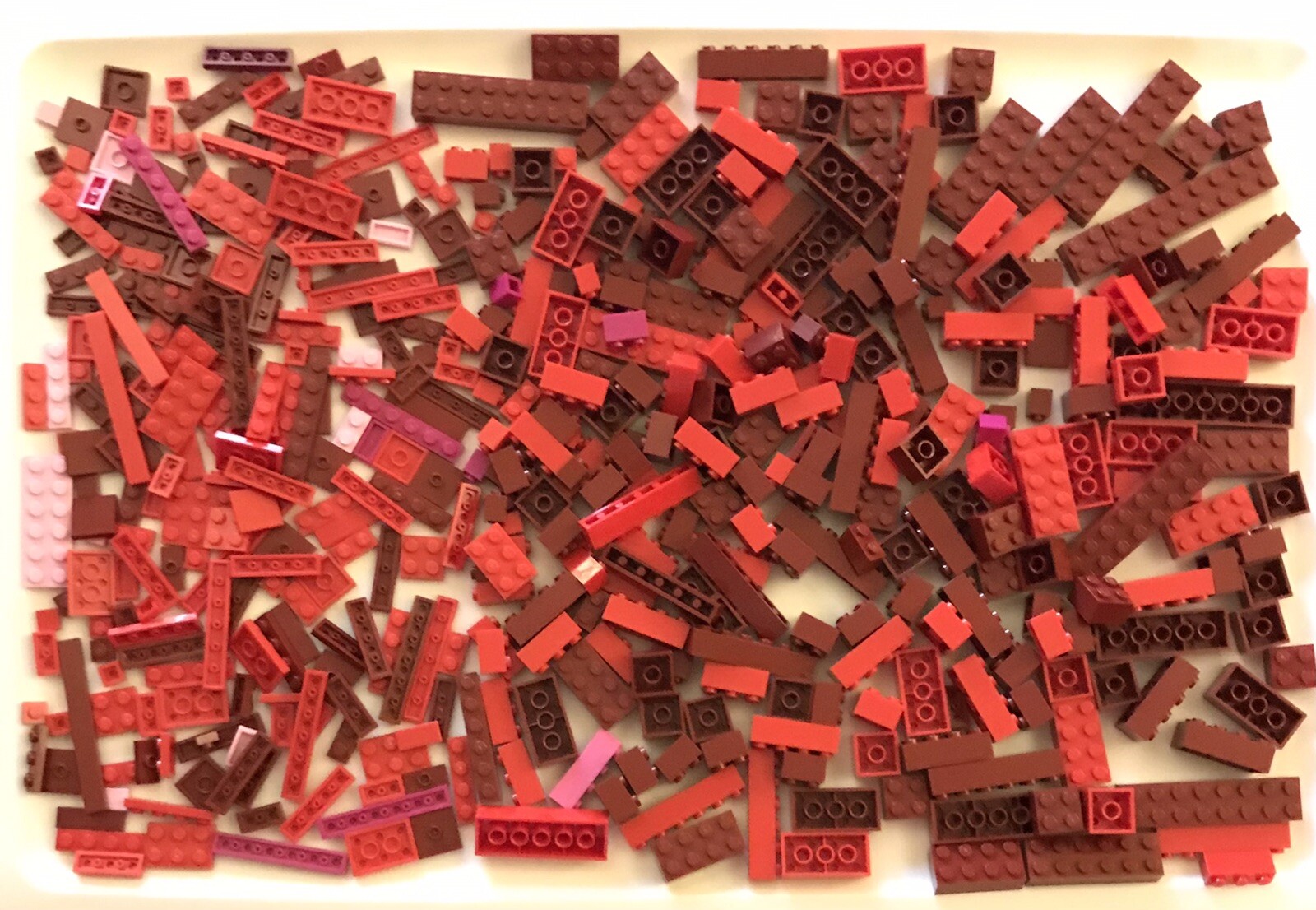 Lego lot red flats/small plates/bricks | eBay