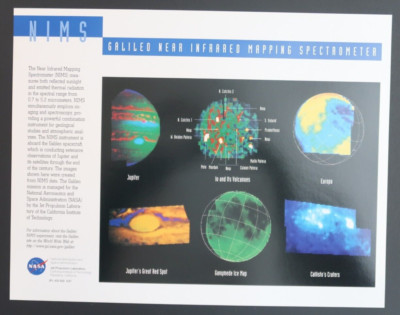 NIMS Galileo Near Infrared Mapping Spectrometer Jet Propulsion ...
