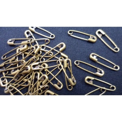 Safety Pins Antique Gold Standard Metal 19 mm Craft Sewing 50-1000 ...