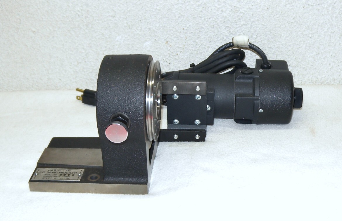 HARIG AB 5C MOTORIZED SPIN-INDEXER (P/N 120-100) | eBay