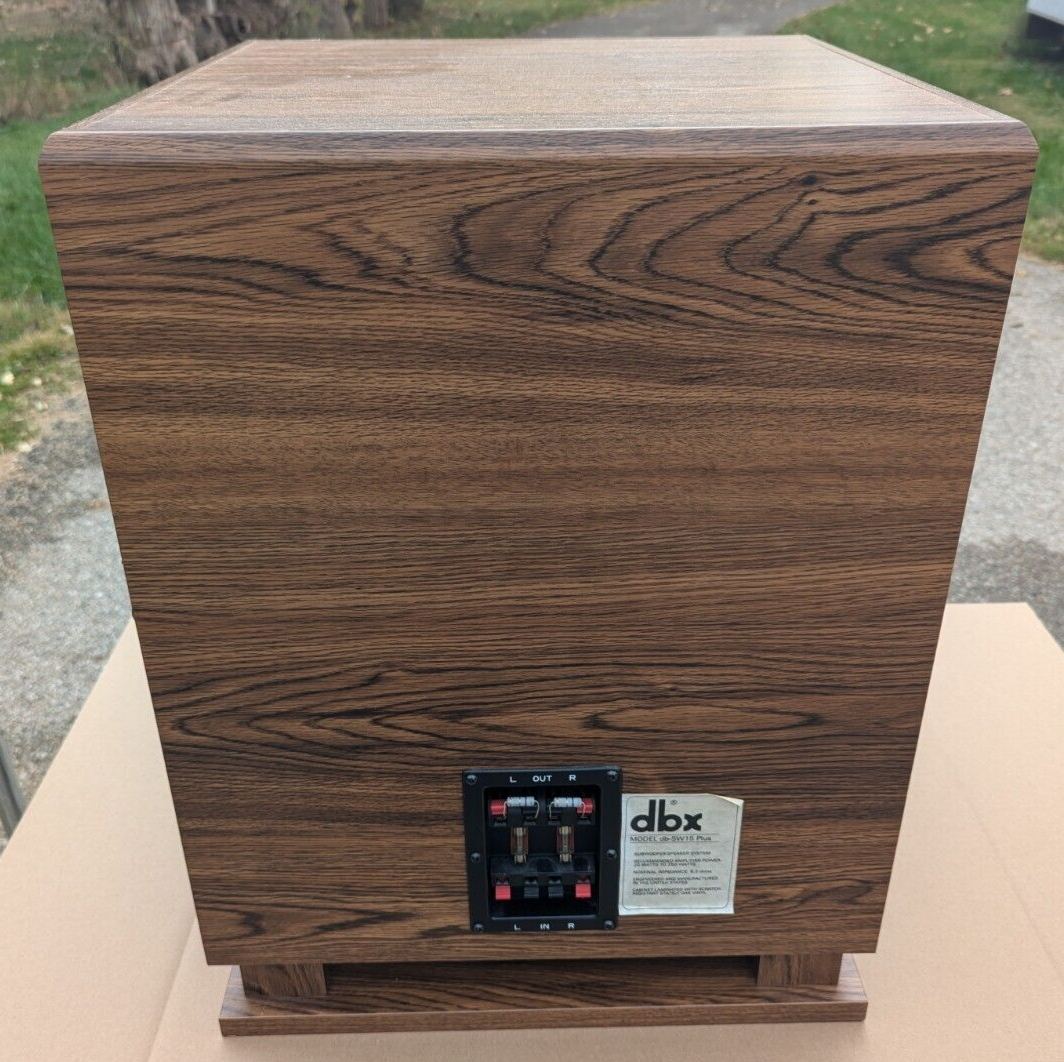 NICE Vintage DBX db-SW15 Plus 15" 250W Passive (unpowered) Subwoofer ...