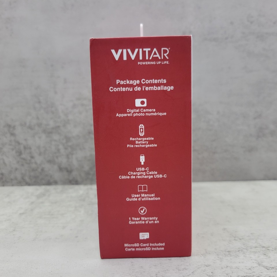 Vivitar 4K Ultra HD 20 MP Digital Camera 2.8" Flip LCD 16GB MicroSD ...